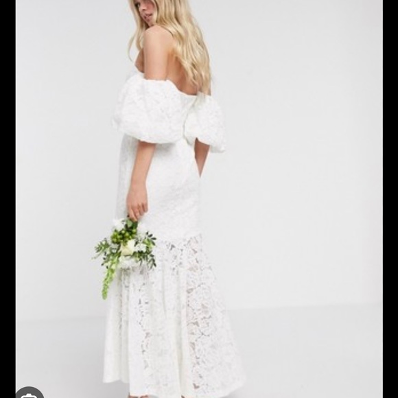 ASOS | Dresses | Asos Edition Chelsea Off Shoulder Wedding Dress | Poshmark